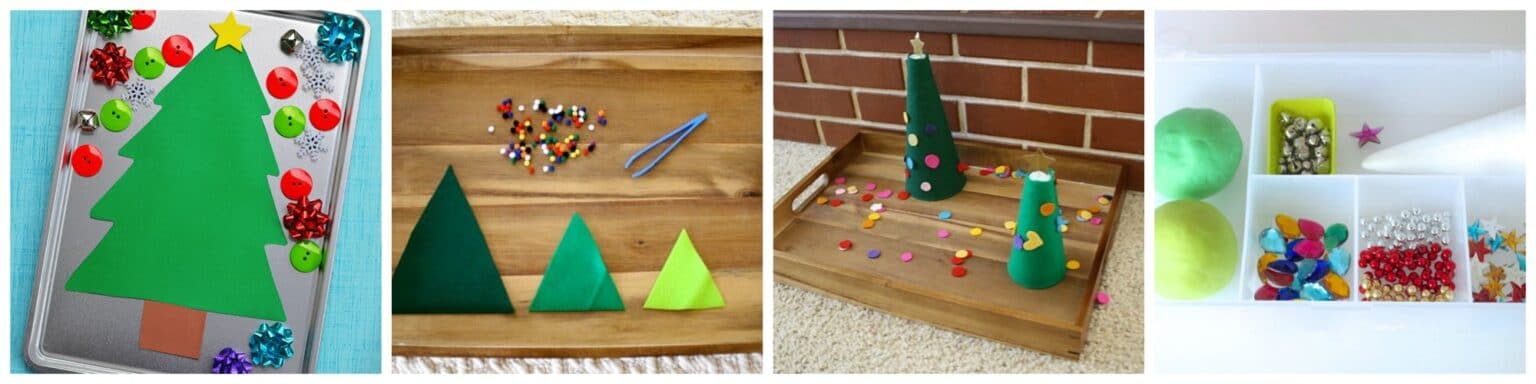 15 Christmas Tree Fine Motor Activities for Preschoolers