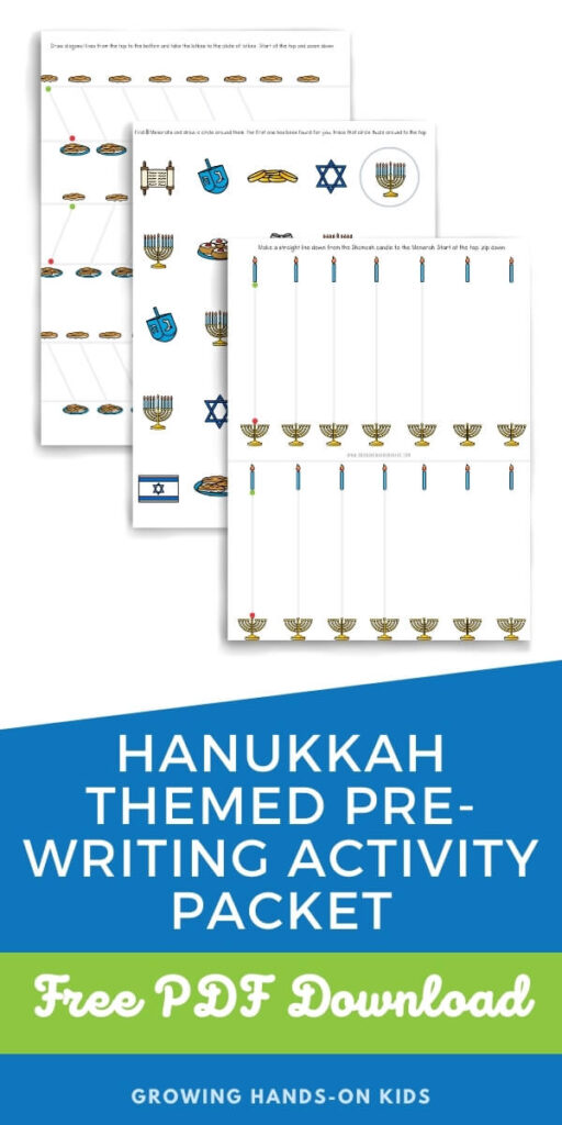 hanukkah-prewriting-activity-packet-PIN - Growing Hands-On Kids