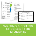 Visual Writing & Editing Checklist for Students - Growing Hands-On Kids
