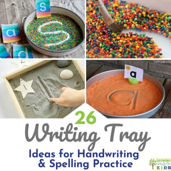 26 Themed Writing Tray Ideas - Growing Hands-On Kids