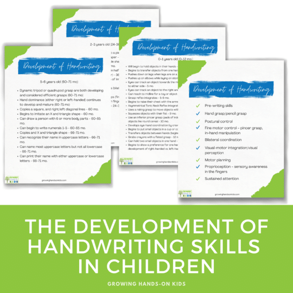 The Development of Handwriting Skills in Children - Growing Hands-On Kids