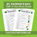 St. Patrick's Day Roll-A-Dice Brain Break