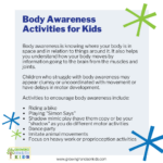 11 Easy Body Awareness Activities for Kids