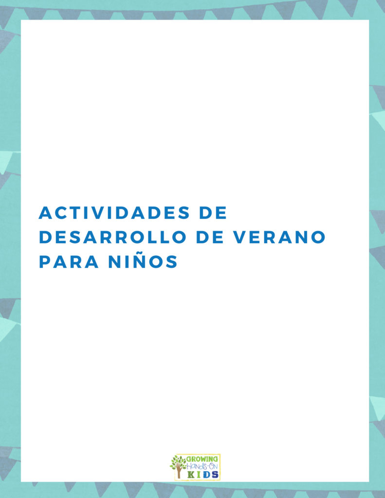 Summer-dev-act-Spanish-actividades de desarrollo de verano para niños ...