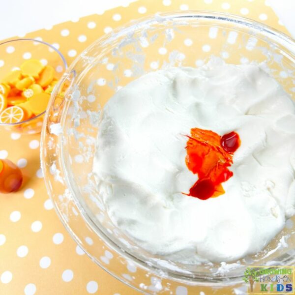Lemon Cloud Dough Sensory Play Recipe