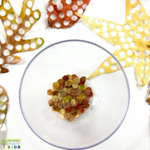 DIY Autumn Leaf Confetti: Fall Activity for Kids