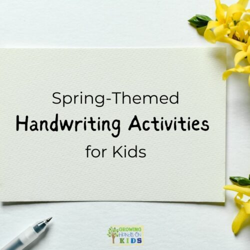 Fun Spring-Themed Handwriting Activities for Kids