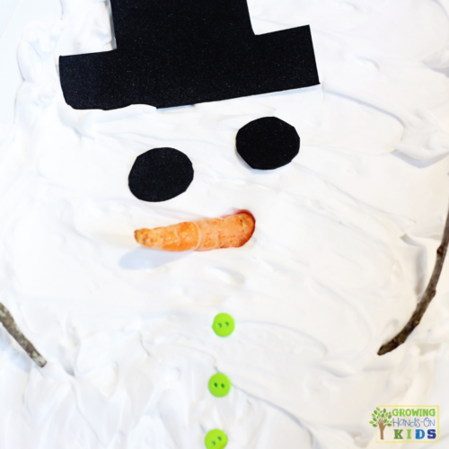 Winter Sensory Play: DIY Melted Snowman Sensory Bin