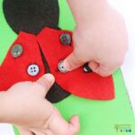 Ladybug Button Fine Motor Activity